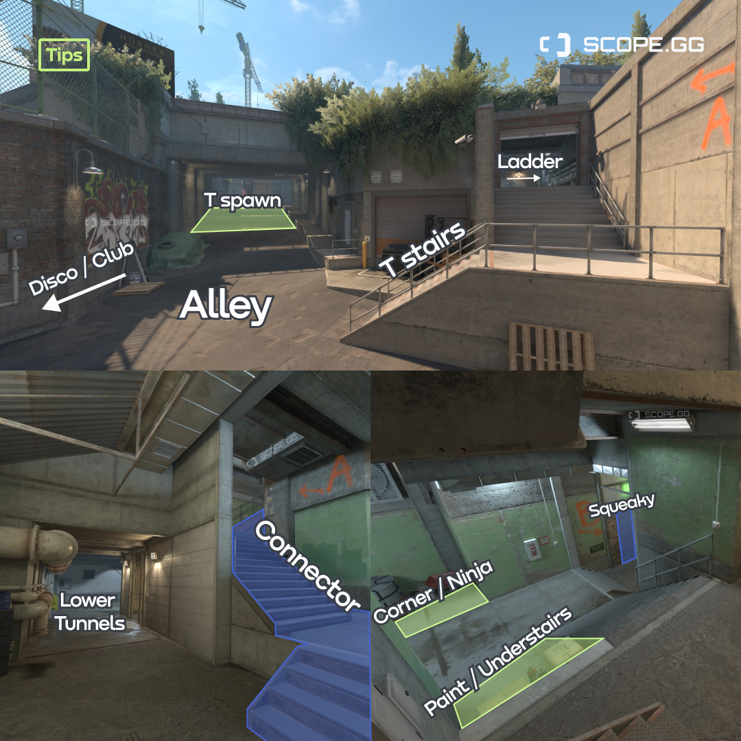 All CS2 Map Callouts - Ancient, Mirage, Anubis, Nuke, Overpass, Vertigo, Inferno & Dust2. Guide ...