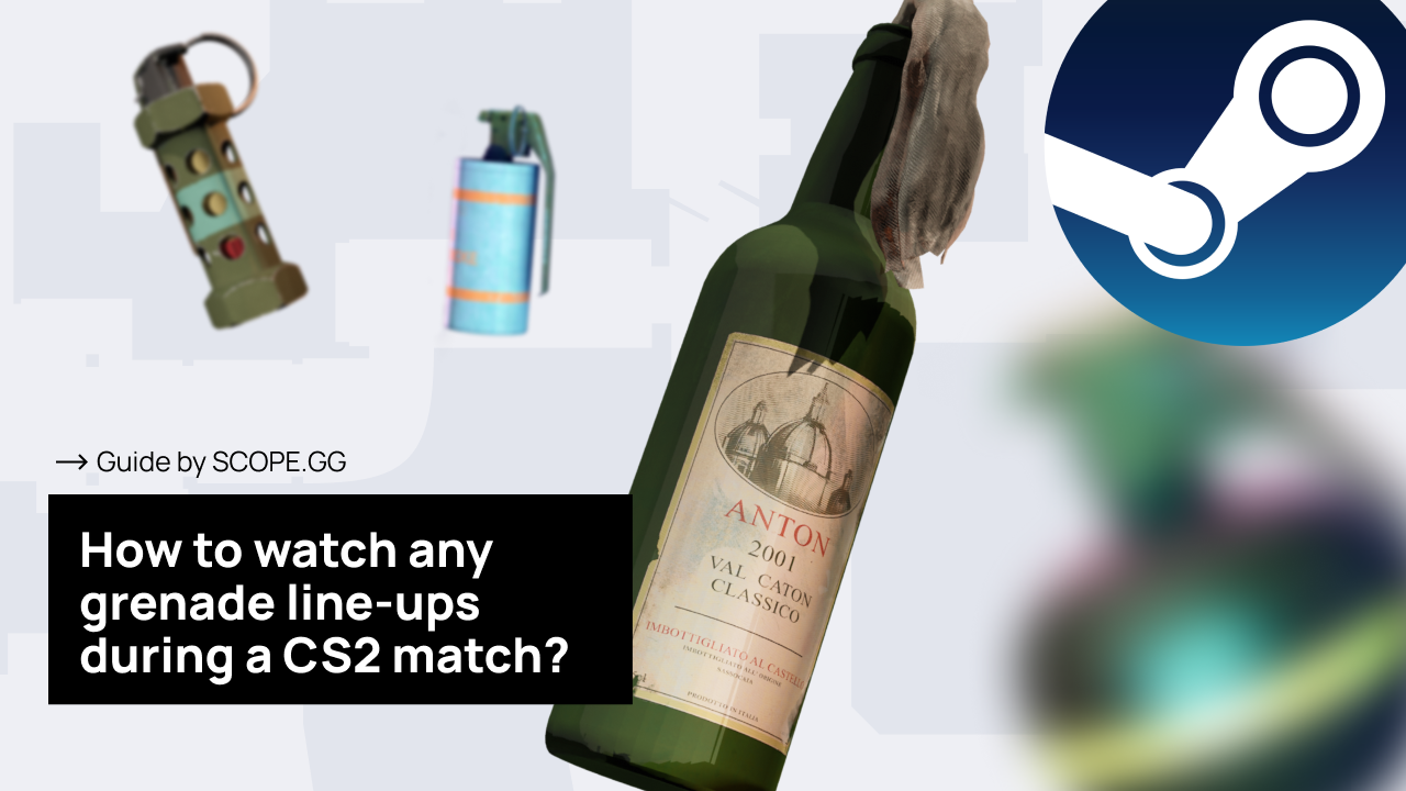 How to watch any grenade line-ups during a match in CS2? Guide by SCOPE.GG