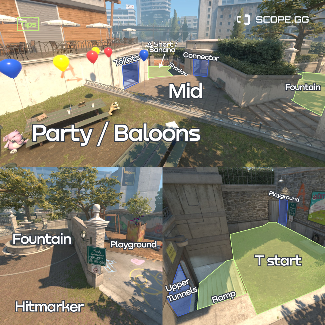 All CS2 Map Callouts - Ancient, Mirage, Anubis, Nuke, Overpass, Vertigo ...